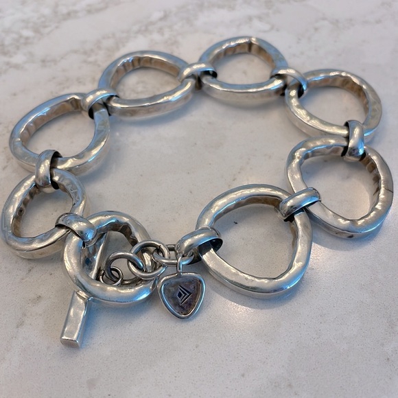 Silpada | Jewelry | Silpada Silver Rush Sterling Silver Hammered Link ...